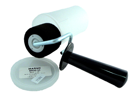 Marsh Rolmark 1-1/2" Roller | For stenciling & marking • Use with ink pad